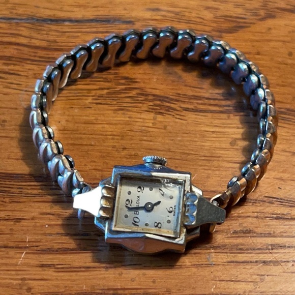 Bulova | Accessories | Vintage Ladies Bulova Art Deco L5 Watch 2kgf ...